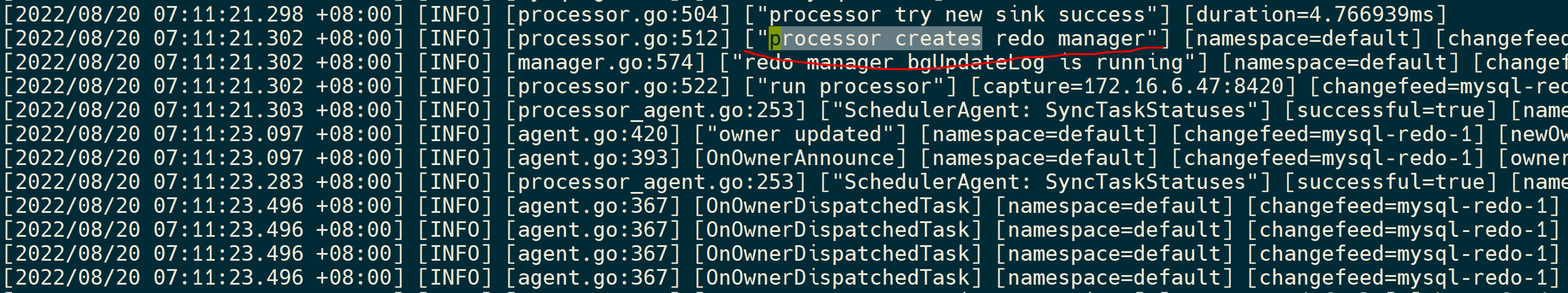 redo log changefeed stuck after enable sync-point · Issue #6827 · pingcap/tiflow · GitHub