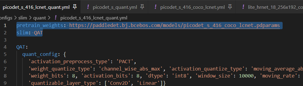 tinypose and lite hrne QAT 训练失败 · Issue #6037 · PaddlePaddle/PaddleDetection · GitHub