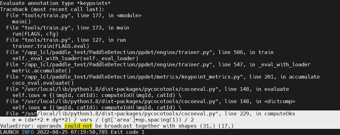 tinypose 新增关键点后eval评估异常！！！ · Issue #6750 · PaddlePaddle/PaddleDetection · GitHub