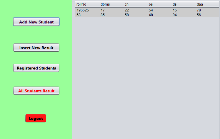 GitHub - atulya2105/Student-Result-Manemgement-System: Student Result ...