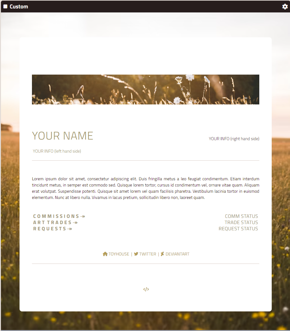 GitHub - phthallo/buzzlycodes: A set of various F2U custom widget ...