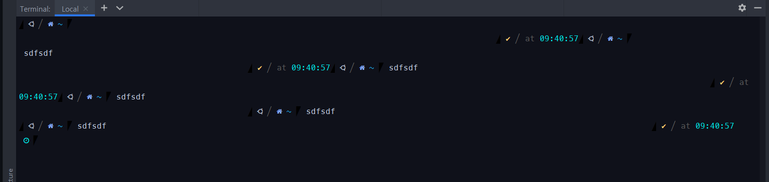P10K installed through oh my zsh in wsl2. terminal gets broken in IntelliJ IDEA · Issue #1549 ...