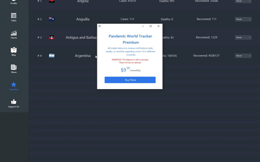 GitHub - cibarbia05/Pandemic-World-Tracker