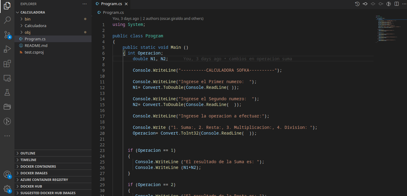 GitHub - oscar-giraldo/Calculadora