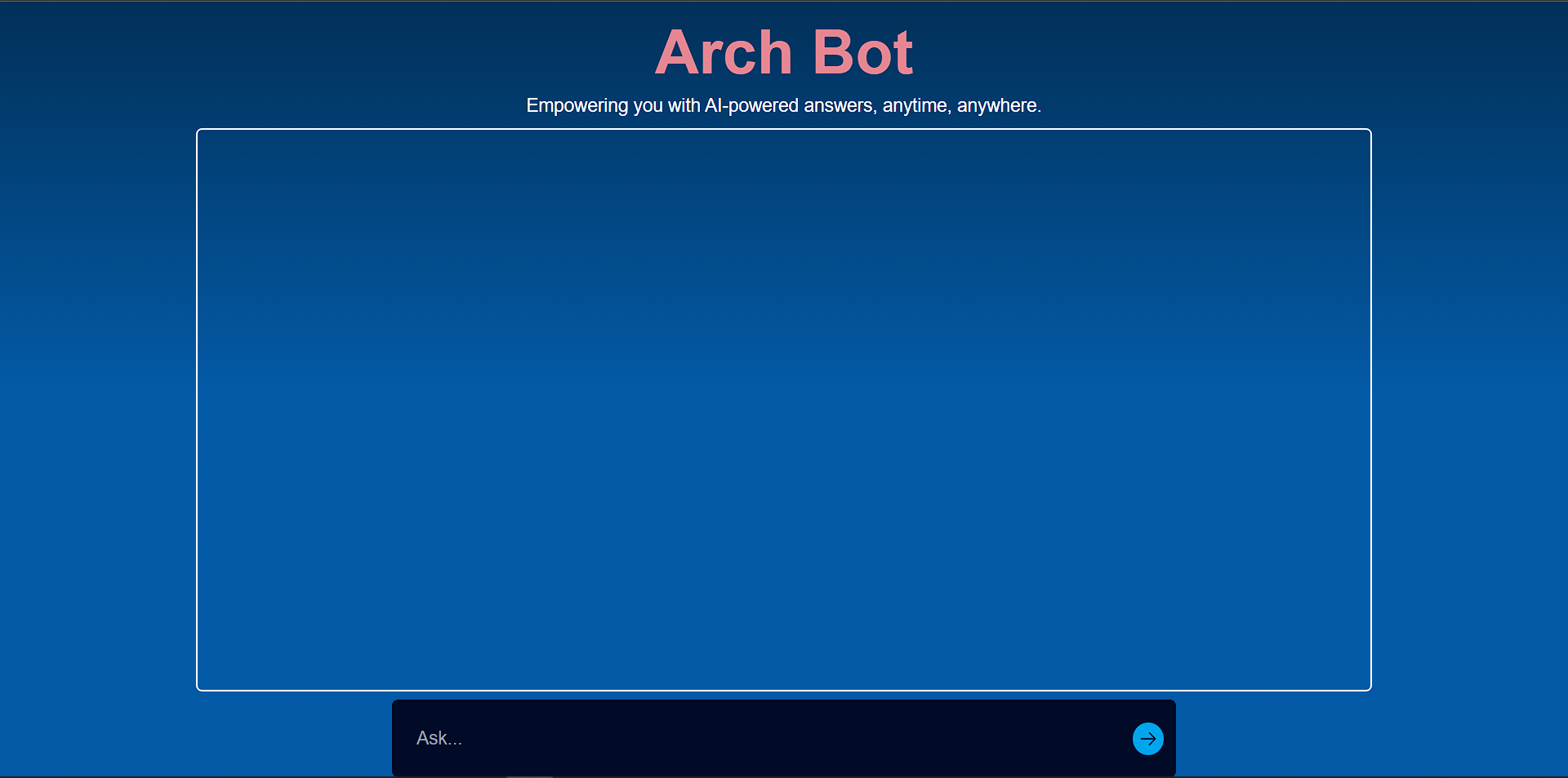 Title: Arch Bot: AI powered answer bot · Issue #855 · Kushal997-das/Project-Guidance · GitHub