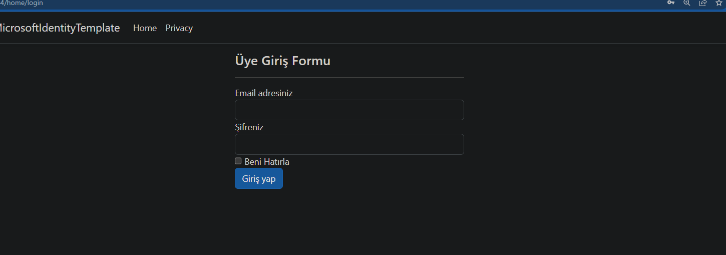 GitHub - AhmetAyyildiz-coder/MicrosoftIdentityTemplateMVC