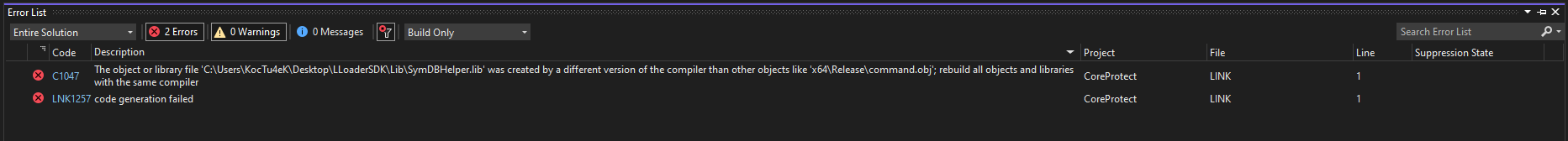 Project build error · Issue #314 · liteldev/LeviLamina · GitHub