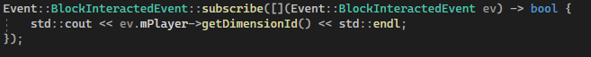 Player::getDimensionId() · Issue #382 · LiteLDev/LeviLamina · GitHub