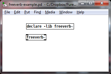 freeverb external for Pure Data (64-bit) under Windows causes Pure Data to crash · Issue #1 ...