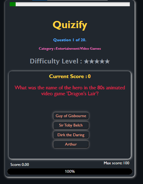 GitHub - nileshraman/Quizify: Quizfy is quiz app that is made using react js