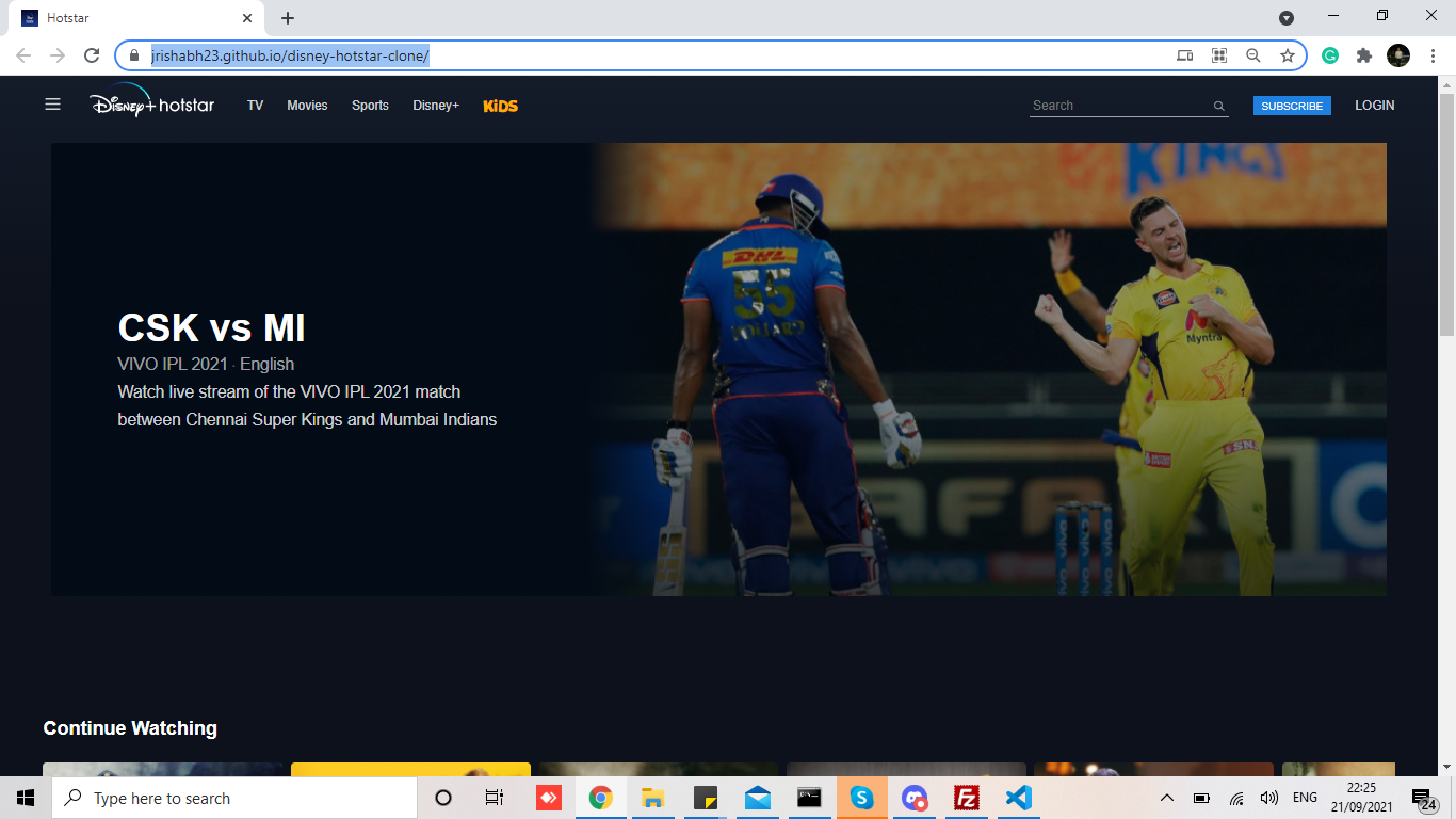GitHub - Jrishabh23/disney-hotstar-clone: Try to design Disney + Hotstar clone.