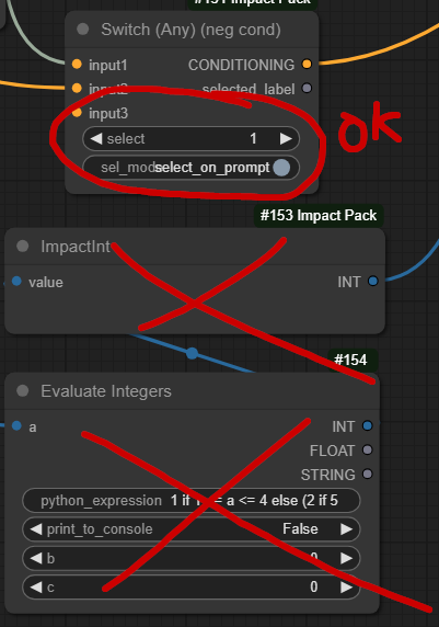 Eval Int to Any Switch Doesn't Work · Issue #165 · ltdrdata/ComfyUI-Impact-Pack · GitHub