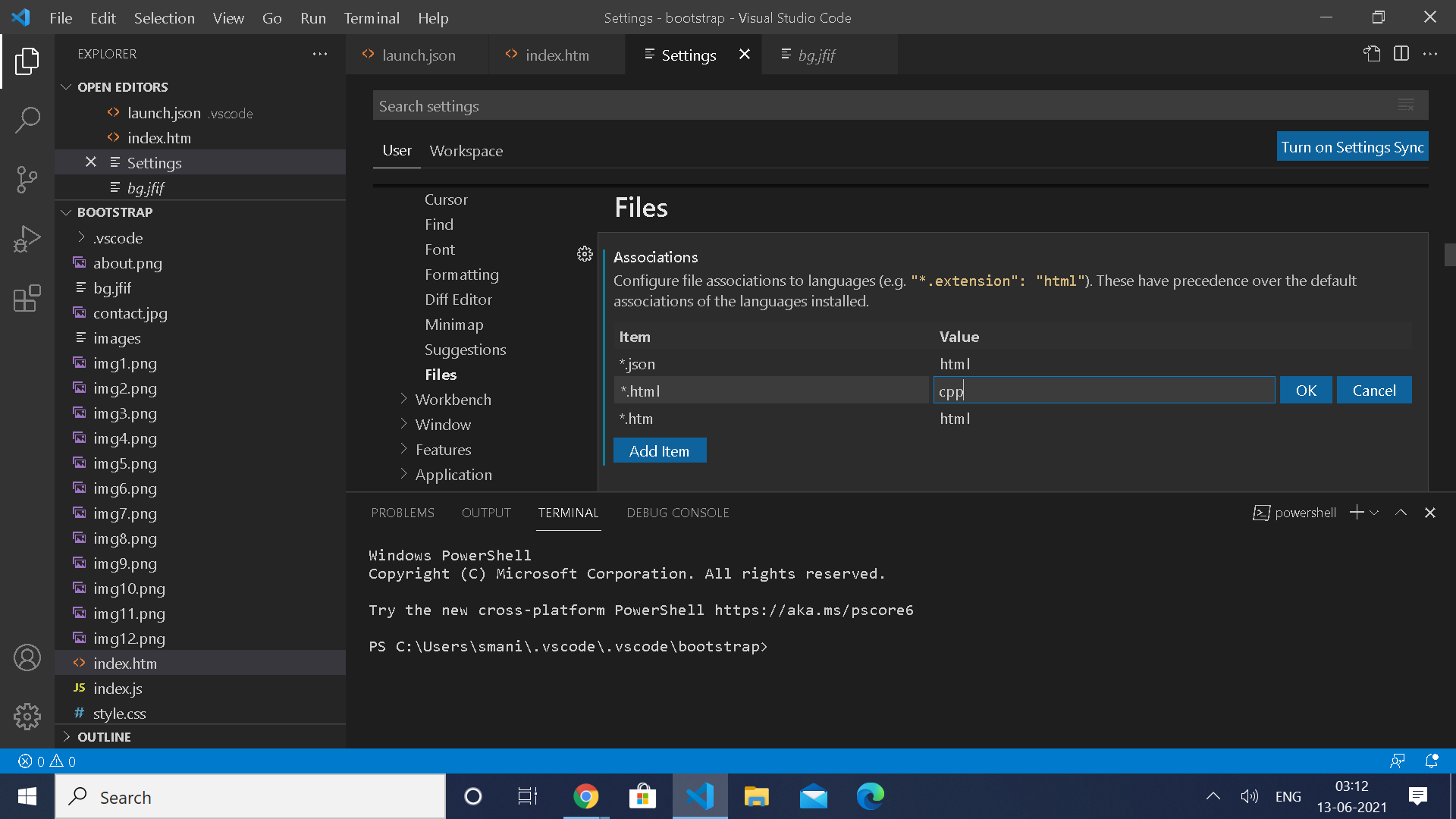 .html files creates c++ files · Issue #126123 · microsoft/vscode · GitHub