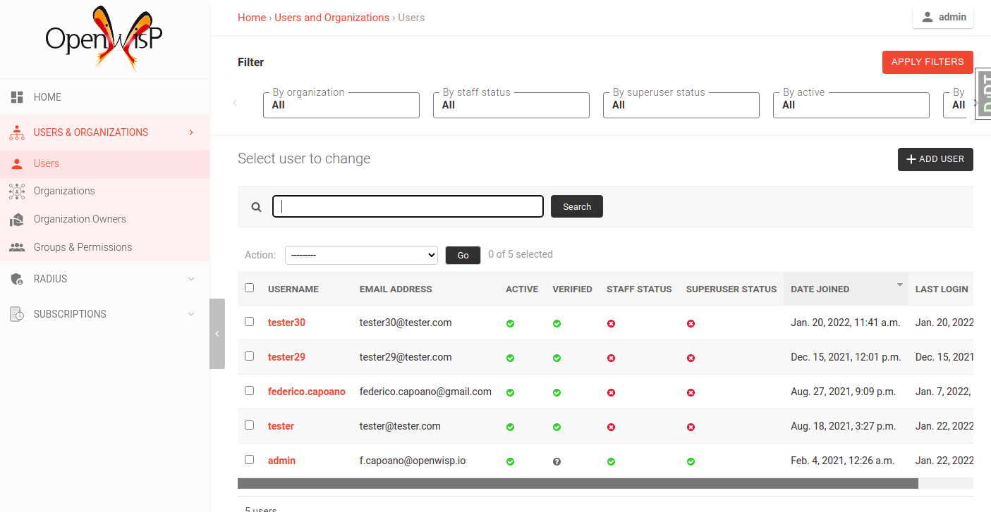[UI] Change default theme colors to match new OpenWISP admin theme by codesankalp · Pull Request ...