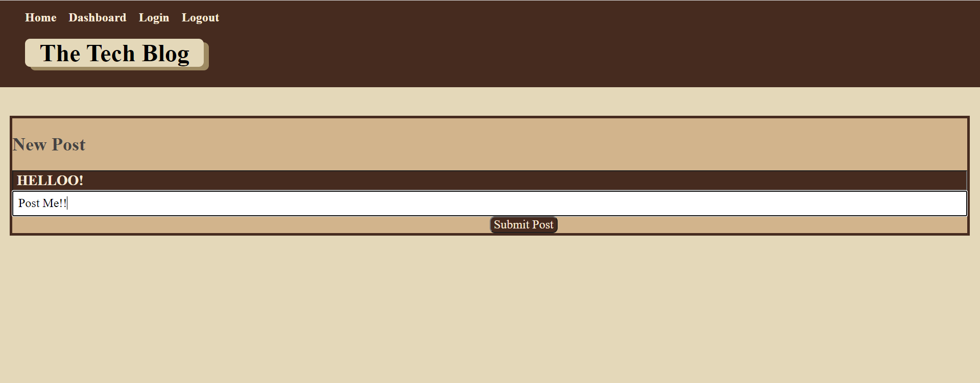 GitHub - D-Y-A-G/Tech-Blog-DA: a CMS-style blog site similar to a ...