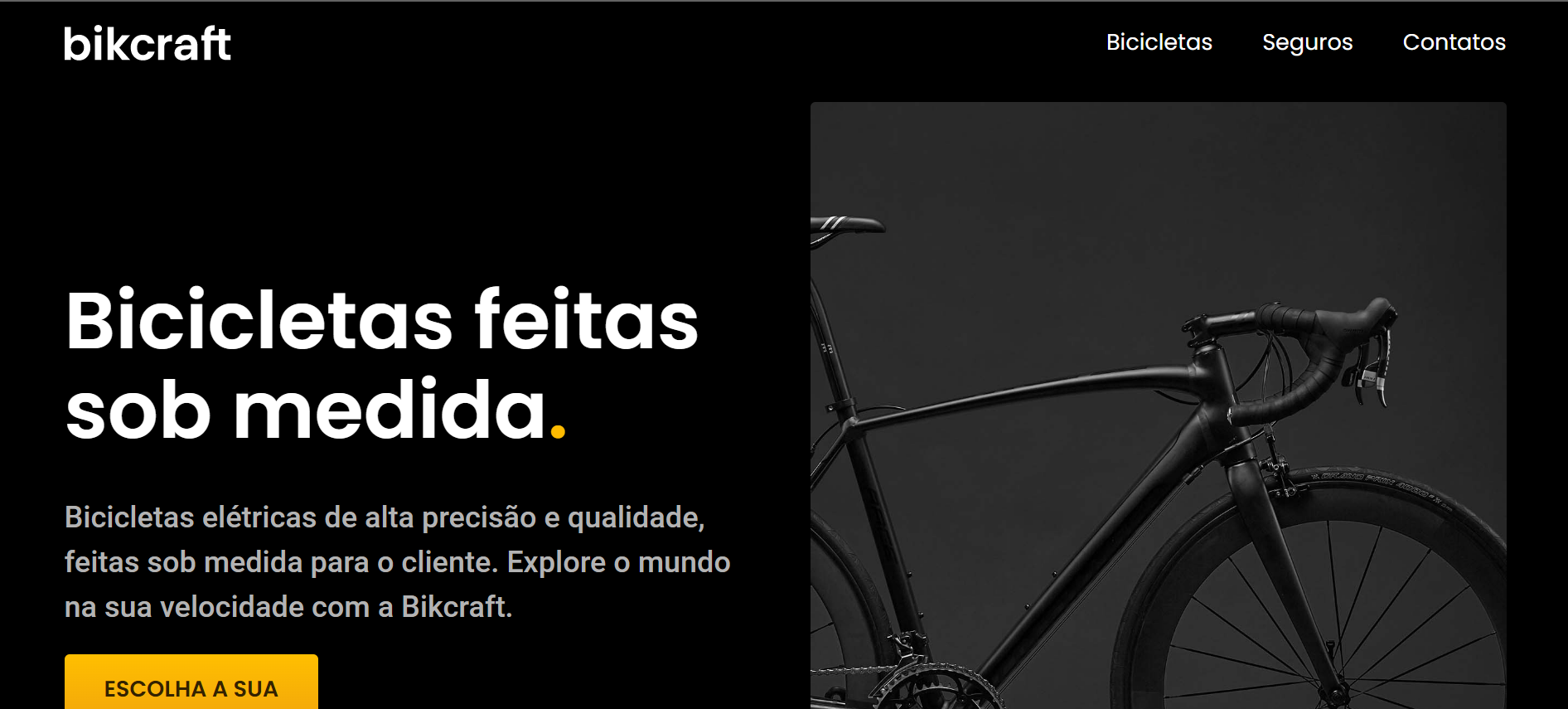 GitHub - danielangelo1/bikcraft: Site de bicicletas eletricas