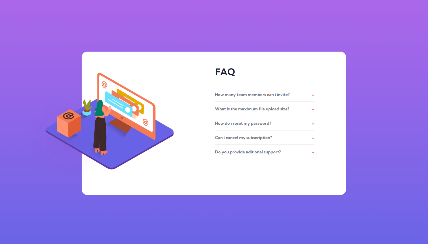 GitHub - FaustoSav/Mentor-Challenge-FAQ: Acordeon practice