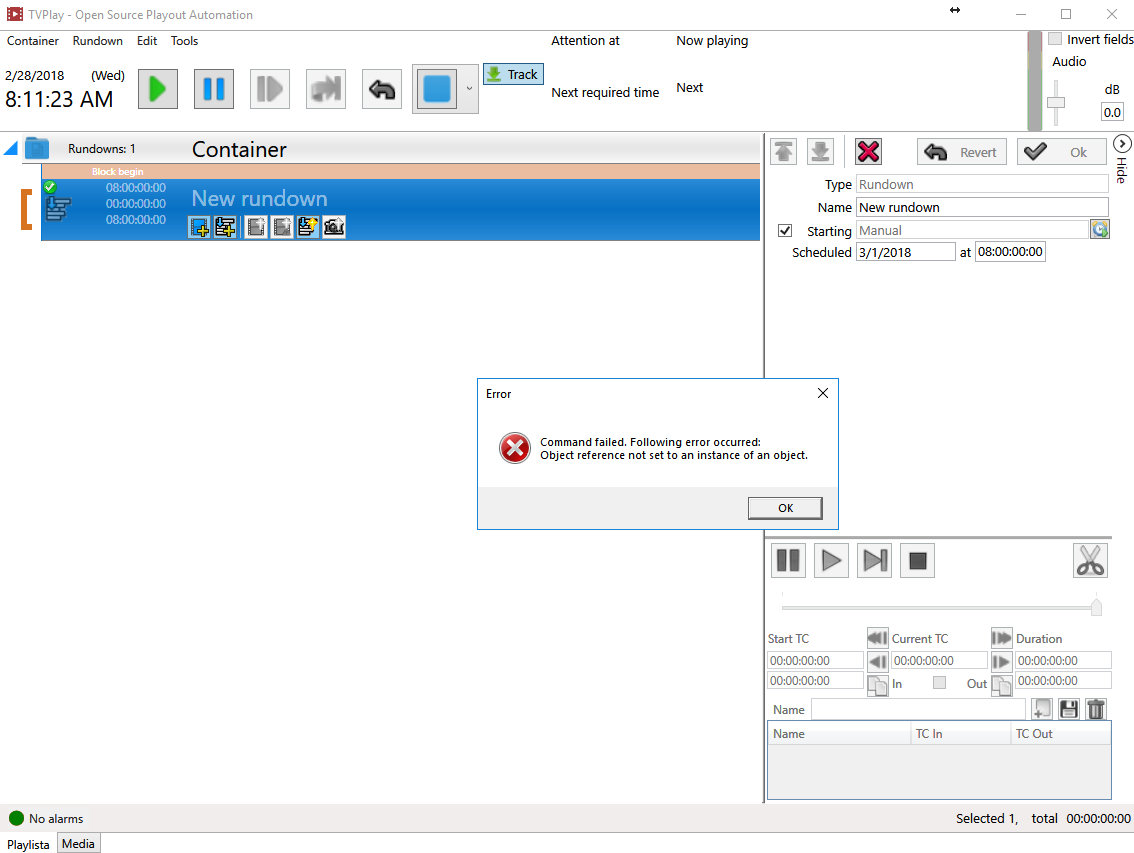 Error trying to create a rundown · Issue #38 · jaskie/PlayoutAutomation · GitHub