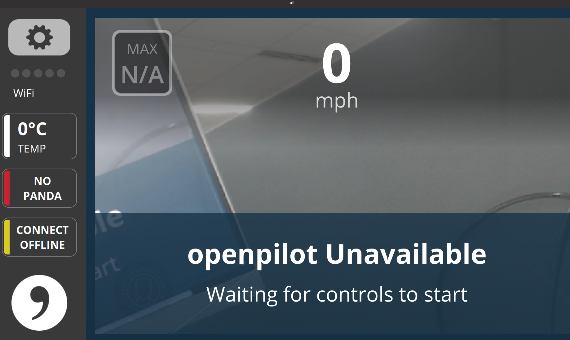 ui interface displays NO Panda · Issue #21171 · commaai/openpilot · GitHub