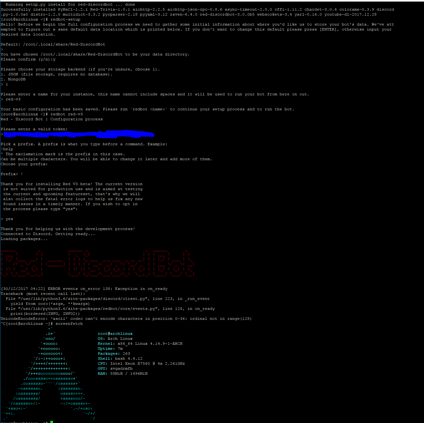 [V3] UnicodeEncodeError on Windows startup · Issue #1117 · Cog-Creators/Red-DiscordBot · GitHub