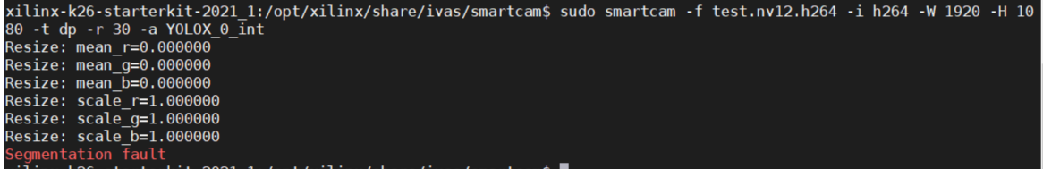 About Segmentation fault · Issue #1300 · Xilinx/Vitis-AI · GitHub About Segmentation fault · Issue #1300 · Xilinx/Vitis-AI · GitHub