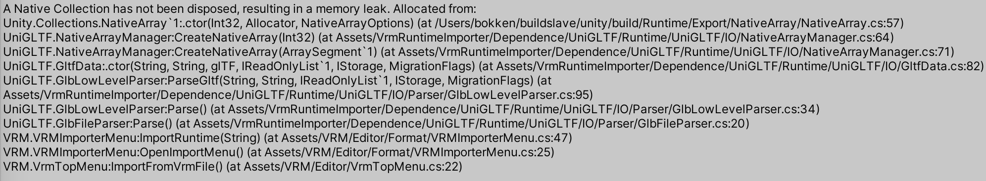 Error when import in runtime · Issue #1630 · vrm-c/UniVRM · GitHub