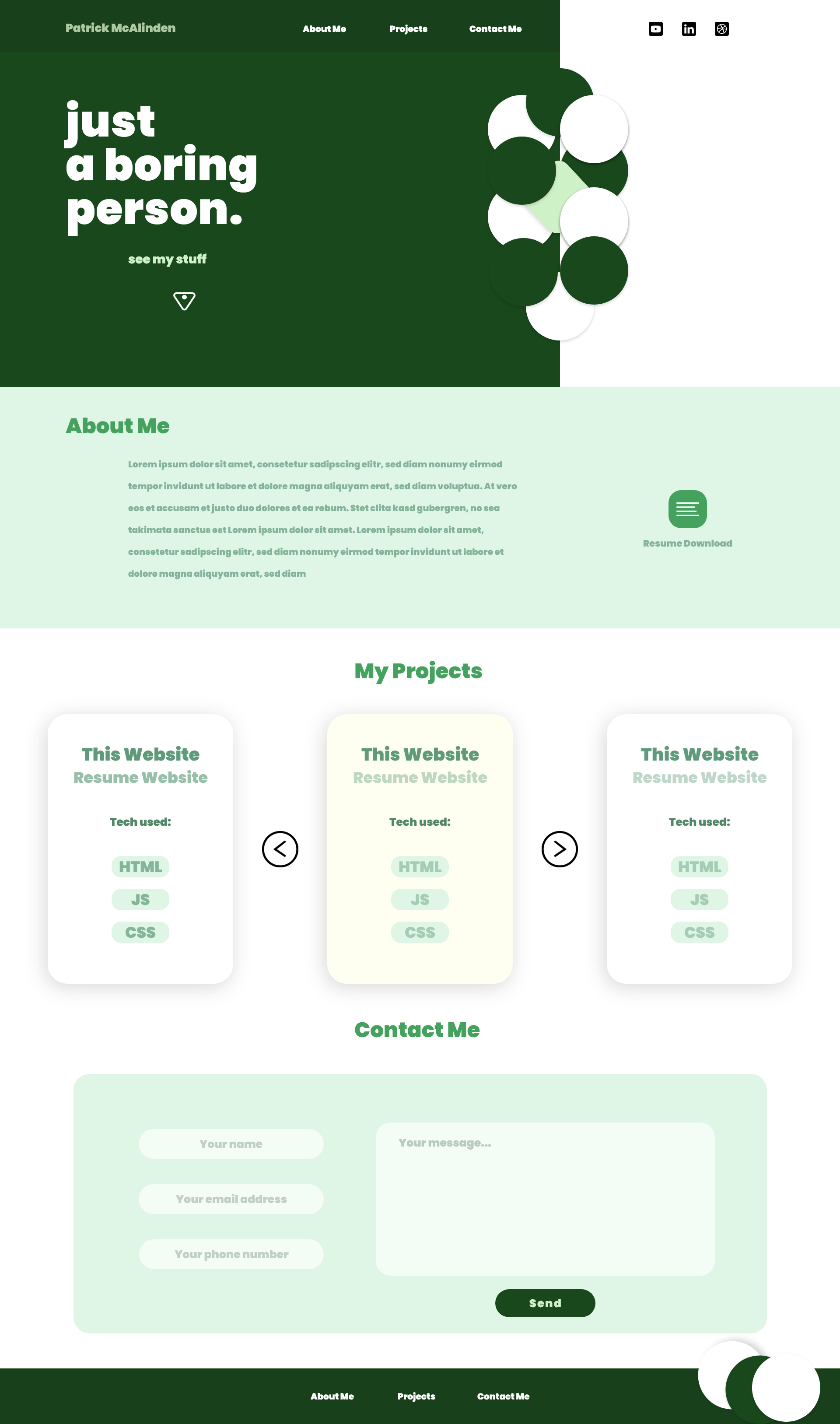 GitHub - patrickmcalinden/portfolio: A portfolio website created using ...