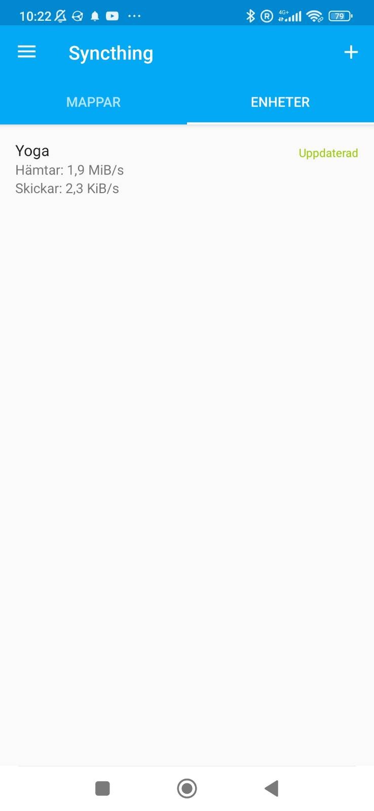 Syncthing Android shows that the device is updated while it is still syncing · Issue #1804 ...