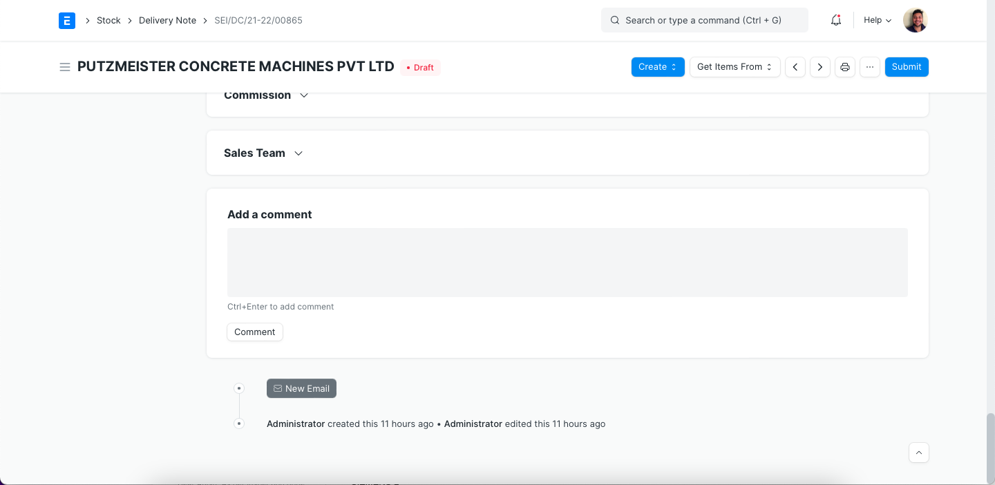 Dummy "Delivery Note" created by "Administrator" everyday · Issue ...