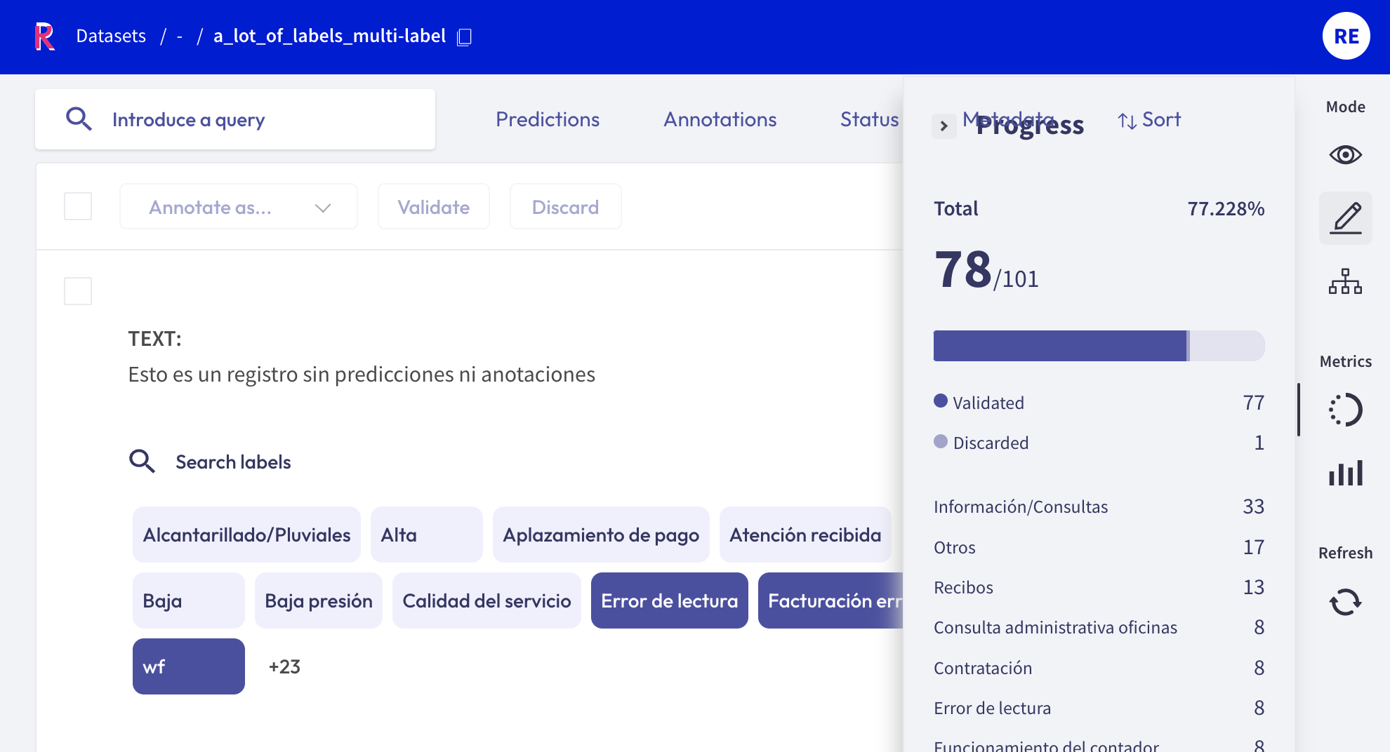Broken UI element Viewport 1024 · Issue #1407 · argilla-io/argilla · GitHub