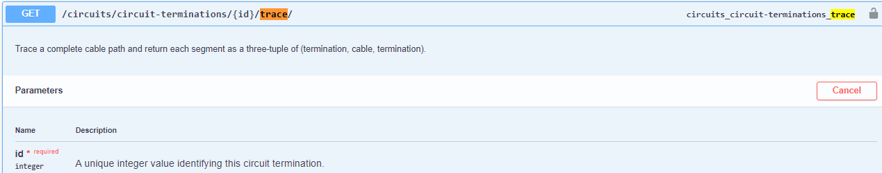 How to do cable trace in PyNetbox · netbox-community netbox · Discussion #6411 · GitHub