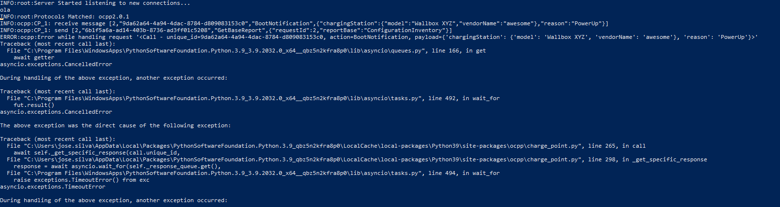 Send requests from CSMS to CP / code flow · Issue #247 · mobilityhouse ...