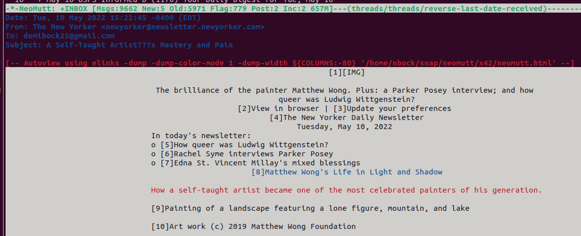 Colors not shown when using `w3m` · Issue #3402 · neomutt/neomutt · GitHub