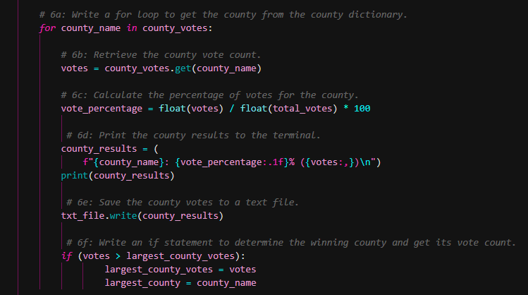 GitHub - krtuggey/Election_Analysis: Election results analysis using Python