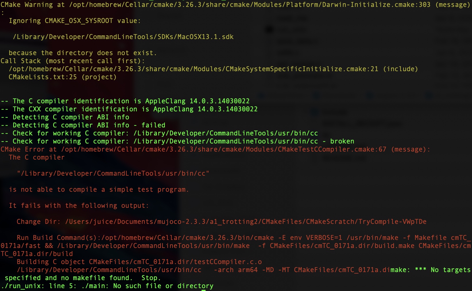 Running MuJoCo on M1 Mac · Issue #882 · google-deepmind/mujoco · GitHub