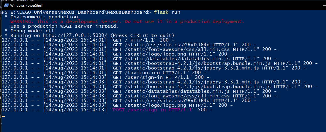 Trying To Login To Dashboard Throws Error Unknown Column Accountsemail In Field List