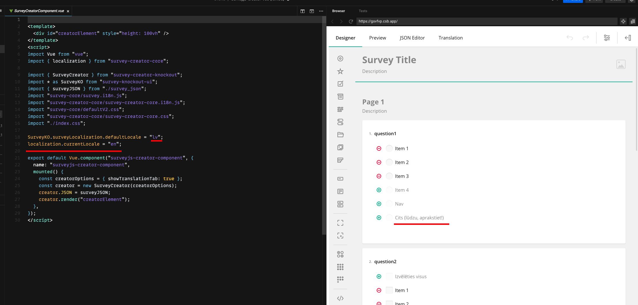 Some Translations Still Overlaps · Issue 3783 · Surveyjs Survey Creator · Github