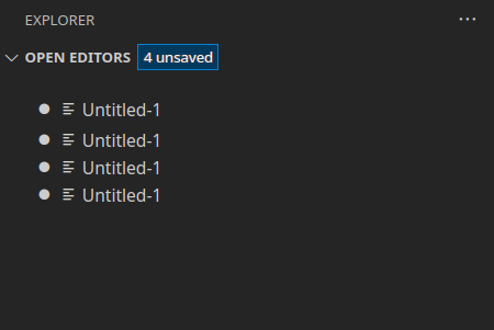 Make the "x unsaved" badge into a toggle that filters open editors · Issue #170860 · microsoft ...