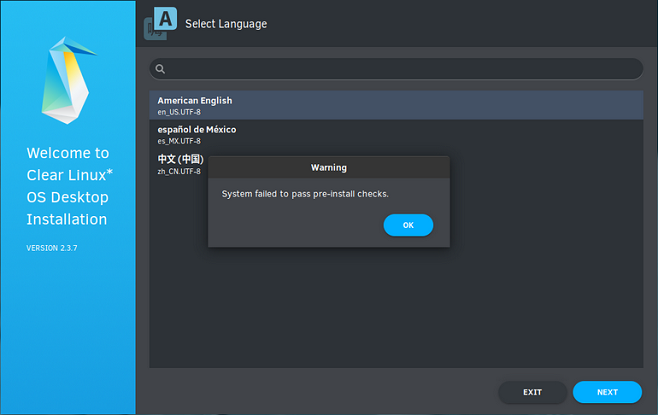 Non AES-cpu support · Issue #785 · clearlinux/distribution · GitHub