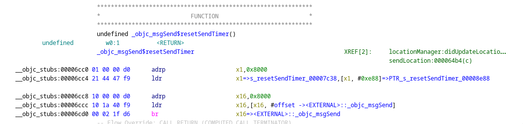 Support For Objc Msgsend Stubs · Issue 5938 · Nationalsecurityagencyghidra · Github 
