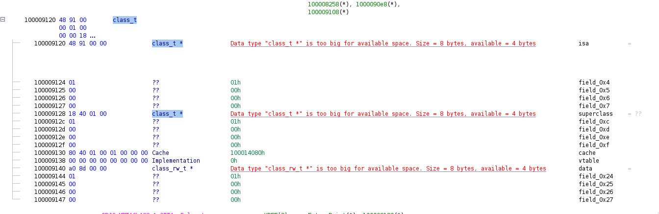 ObjectiveC2 struct uses incorrect default pointer size of 4 on 64bit. · Issue #2289 ...