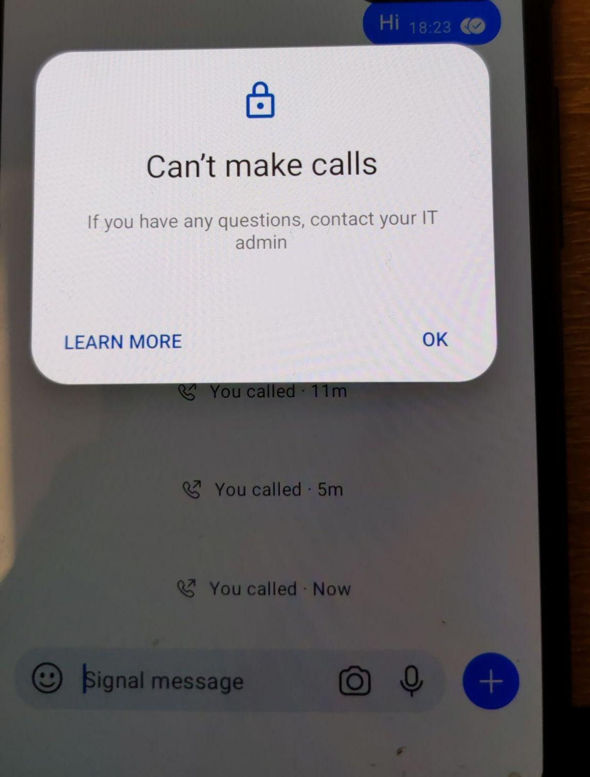 Call getting blocked · Issue #12379 · signalapp/Signal-Android · GitHub