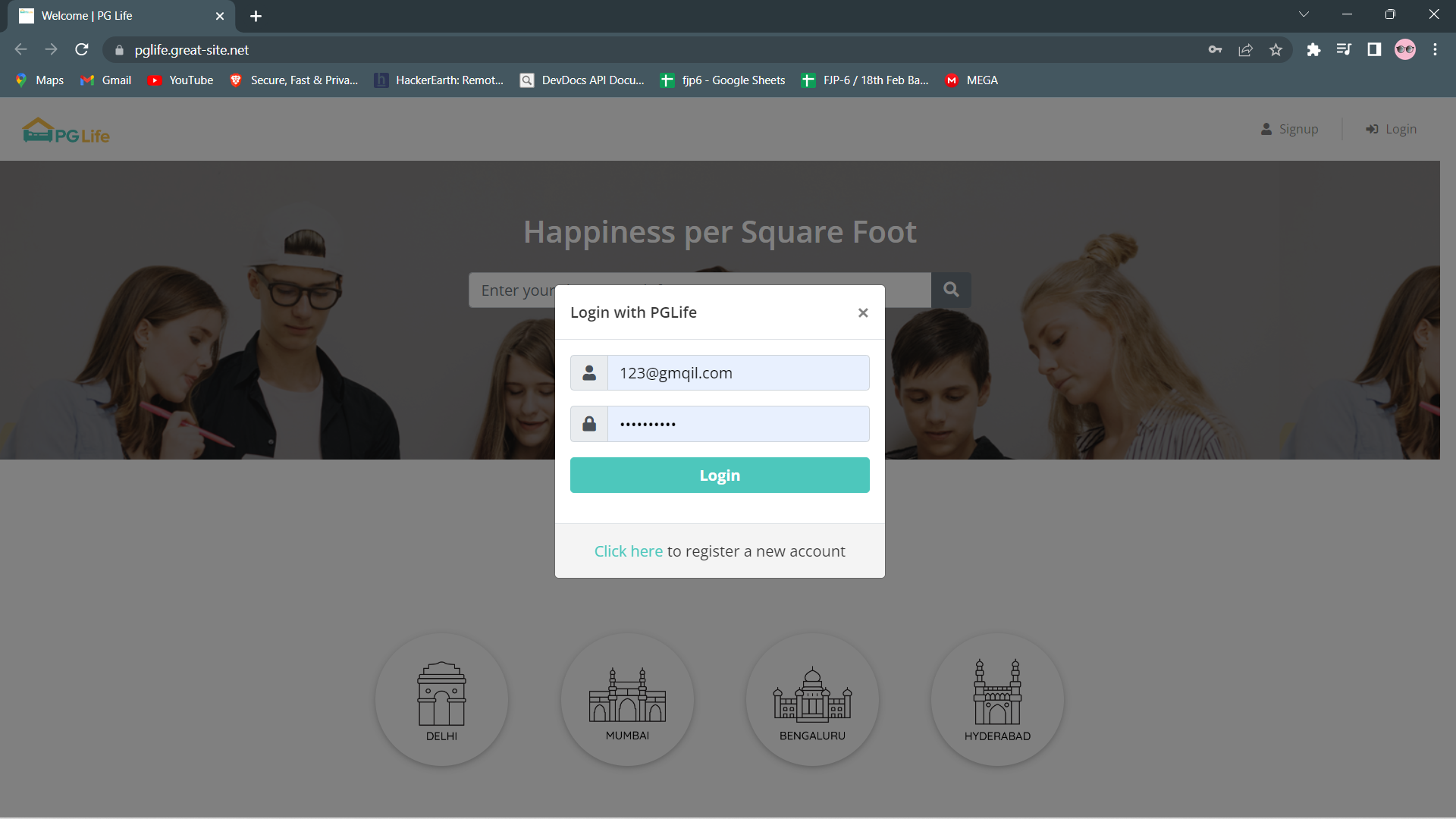 GitHub - Kritesh12-stack/pglife: Pglife is a Student accommodation ...