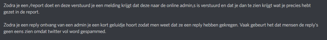 [FEATURE]: Reports van Hoge Raad en Head Staff rood maken / announcement in scherm kunnen geven ...