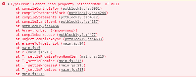 Use of variable declared by for-loop may break conversions between blocks and script · Issue ...
