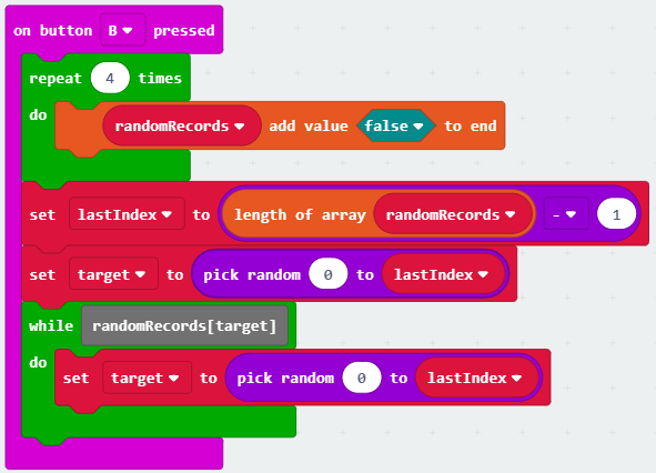Array indexer in condition decompiles to gray block · Issue #2507 · microsoft/pxt-microbit · GitHub