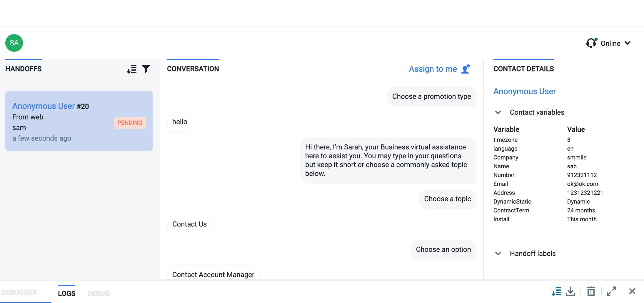 [BUG] HITL - Error continuing conversations · Issue #1382 · botpress/v12 · GitHub