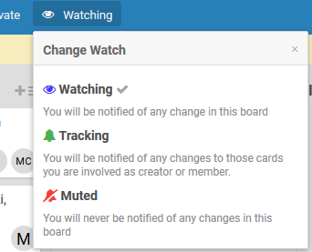 Mail notification work only from Member settings>edit notifications and not from board bar ...