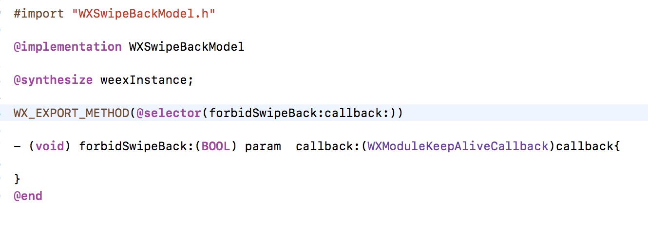 using unregistered weex module "swipeBack" · Issue #1494 · apache/incubator-weex · GitHub