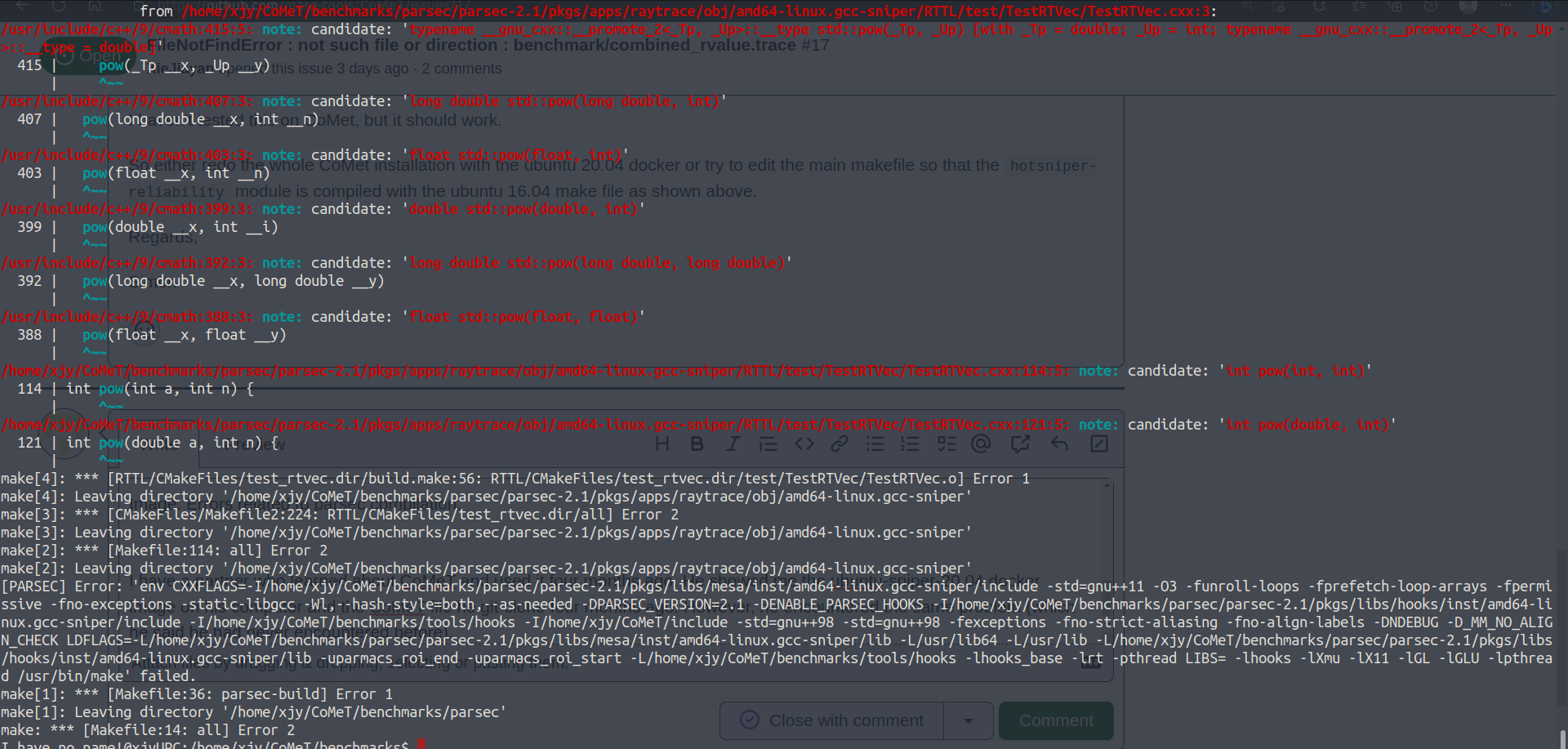 FileNotFindError : not such file or direction : benchmark/combined_rvalue.trace · Issue #17 ...